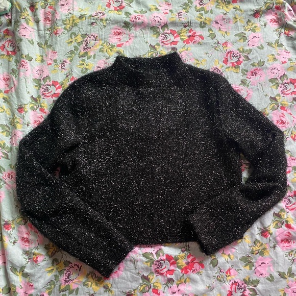 Sweaters | 3 Items For 1 Cute Black Cropped Sweater | Poshmark